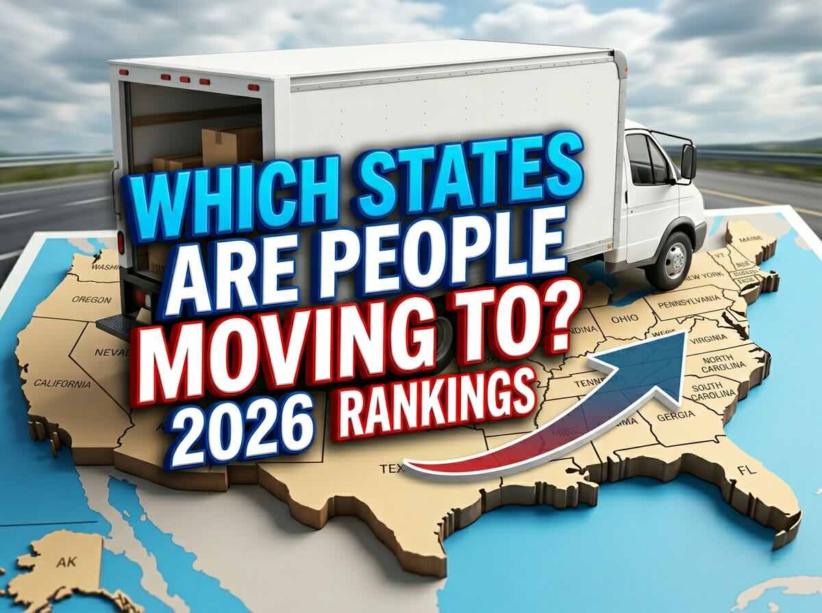 Which States are People Moving To? 2026 Rankings - Coastal Moving Services